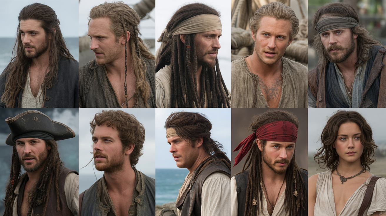 12 Pirate Hairstyles Ideas for a Bold, Rugged, and Fearless Look