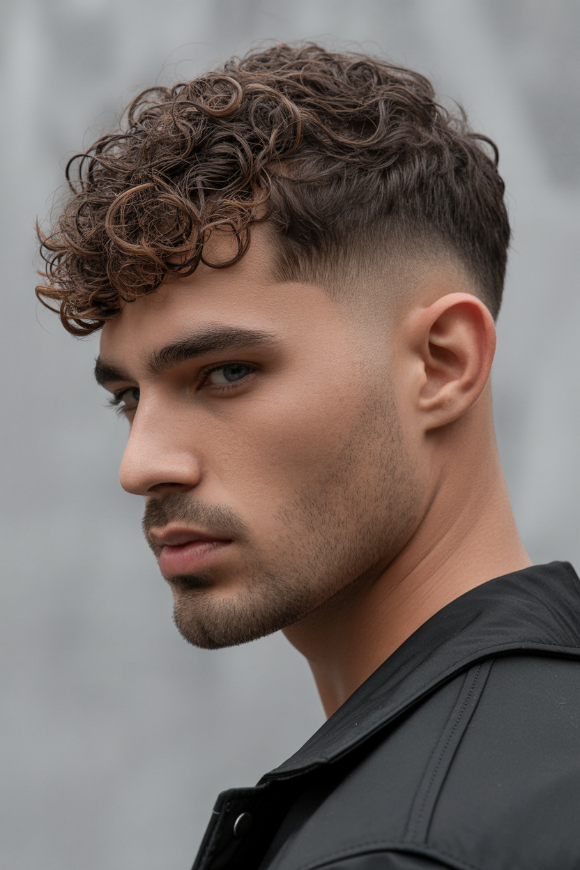 20 Curly Hair Taper Fade Styles for a Sharp, Textured Look